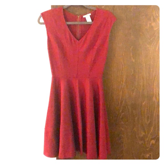 Bar III | Dresses | Red Skater Dress | Poshmark